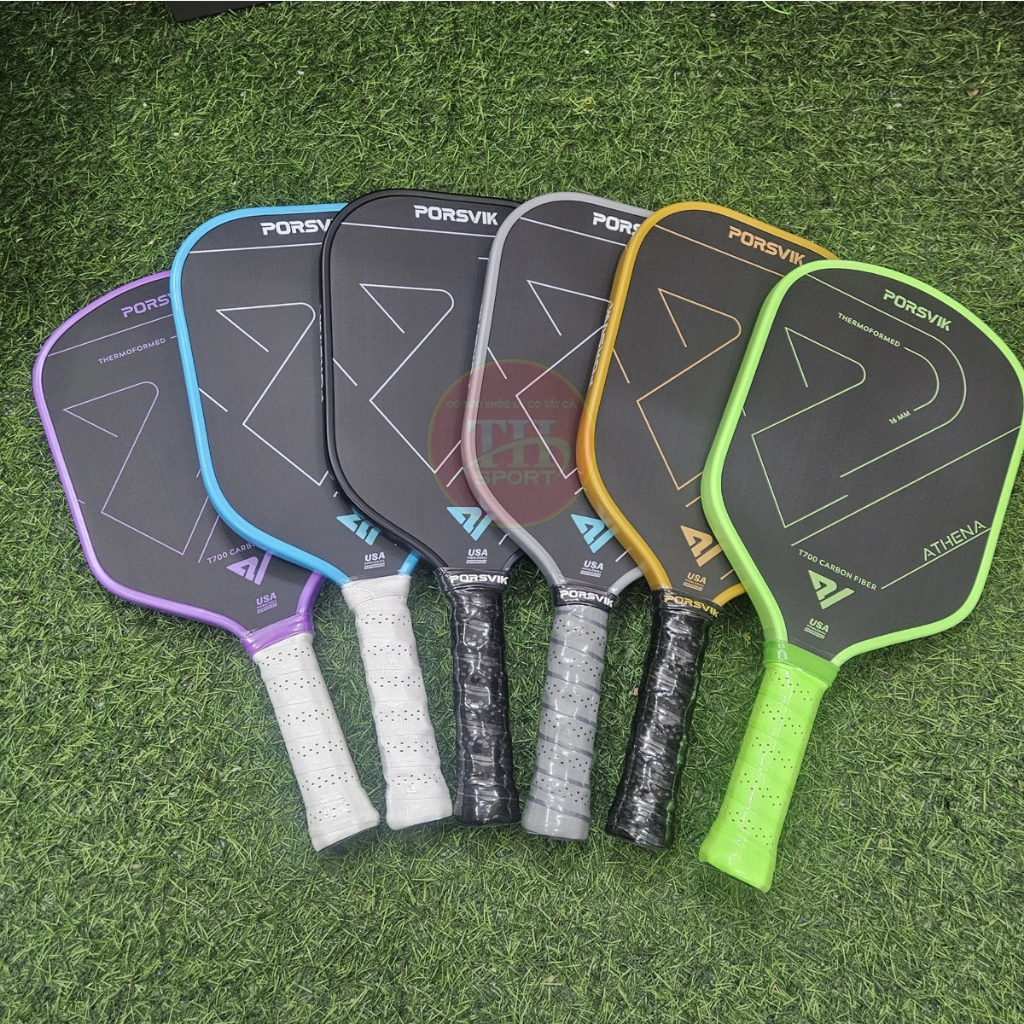 Vợt Pickleball PORSVIK Prometheus/Athena sợi carbon T700 mặt nhám độ ...