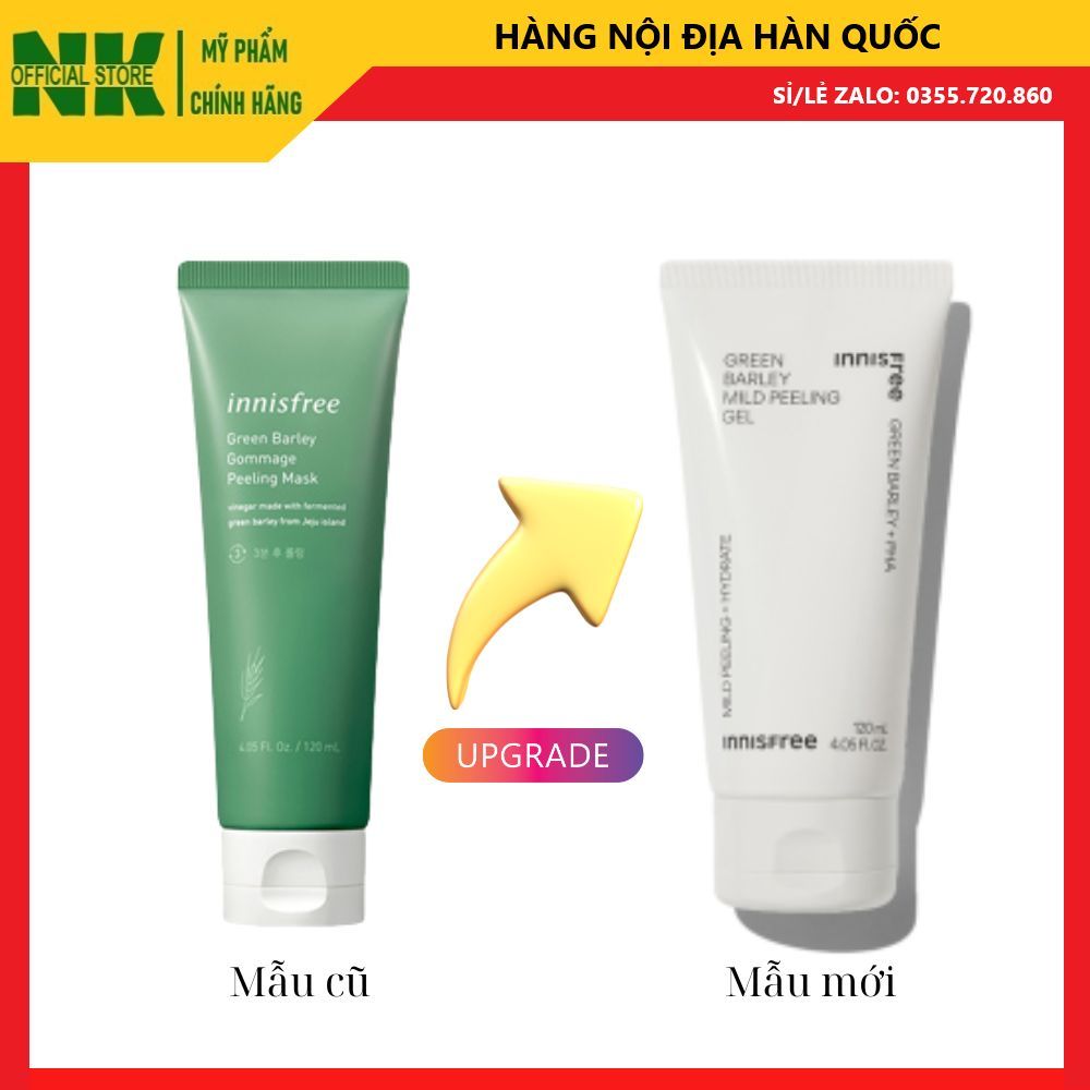 Mặt Nạ Tẩy Tế Bào Da Chết Innisfree Green Barley Gommage Mask 120 mL ...