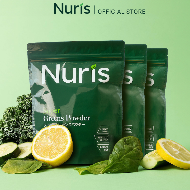 Combo 3 Túi Bột Rau Củ NURIS Nhật Bản - Túi 69g (2.3g x 30 gói) | Shopee Việt Nam