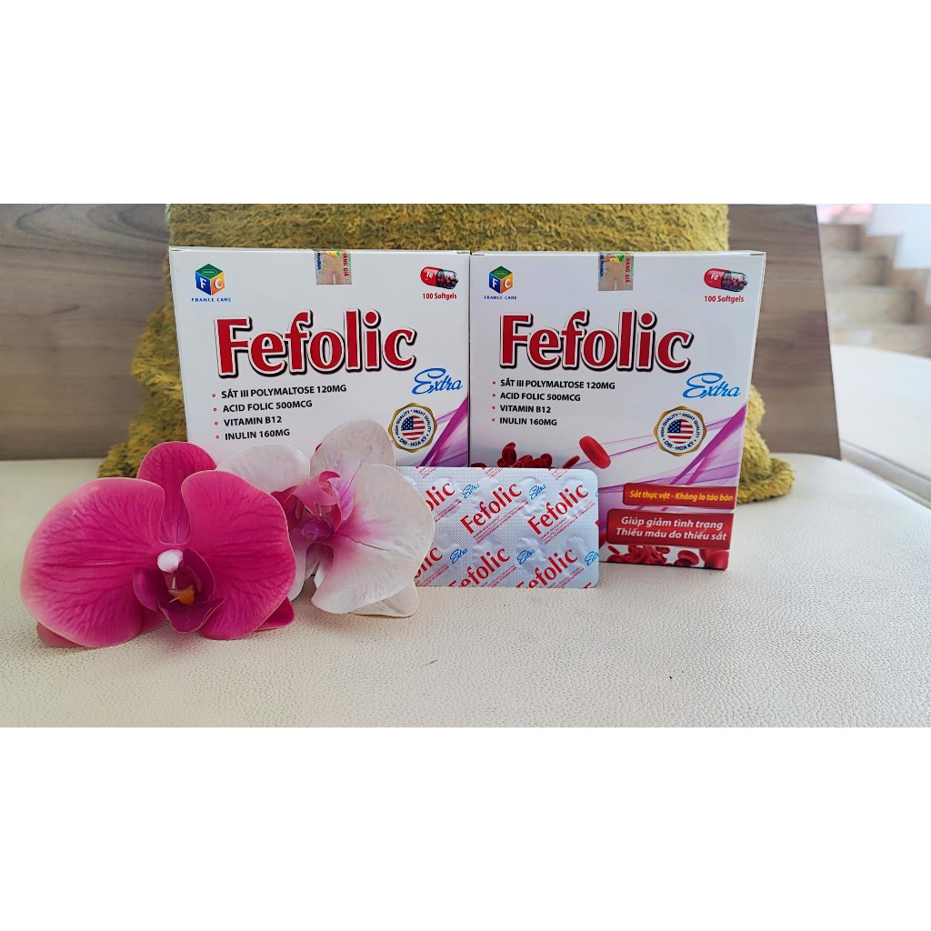 FEFOLIC EXTRA - SẢN PHẨM BỔ SUNG SẮT, ACID FOLIC | Shopee Việt Nam