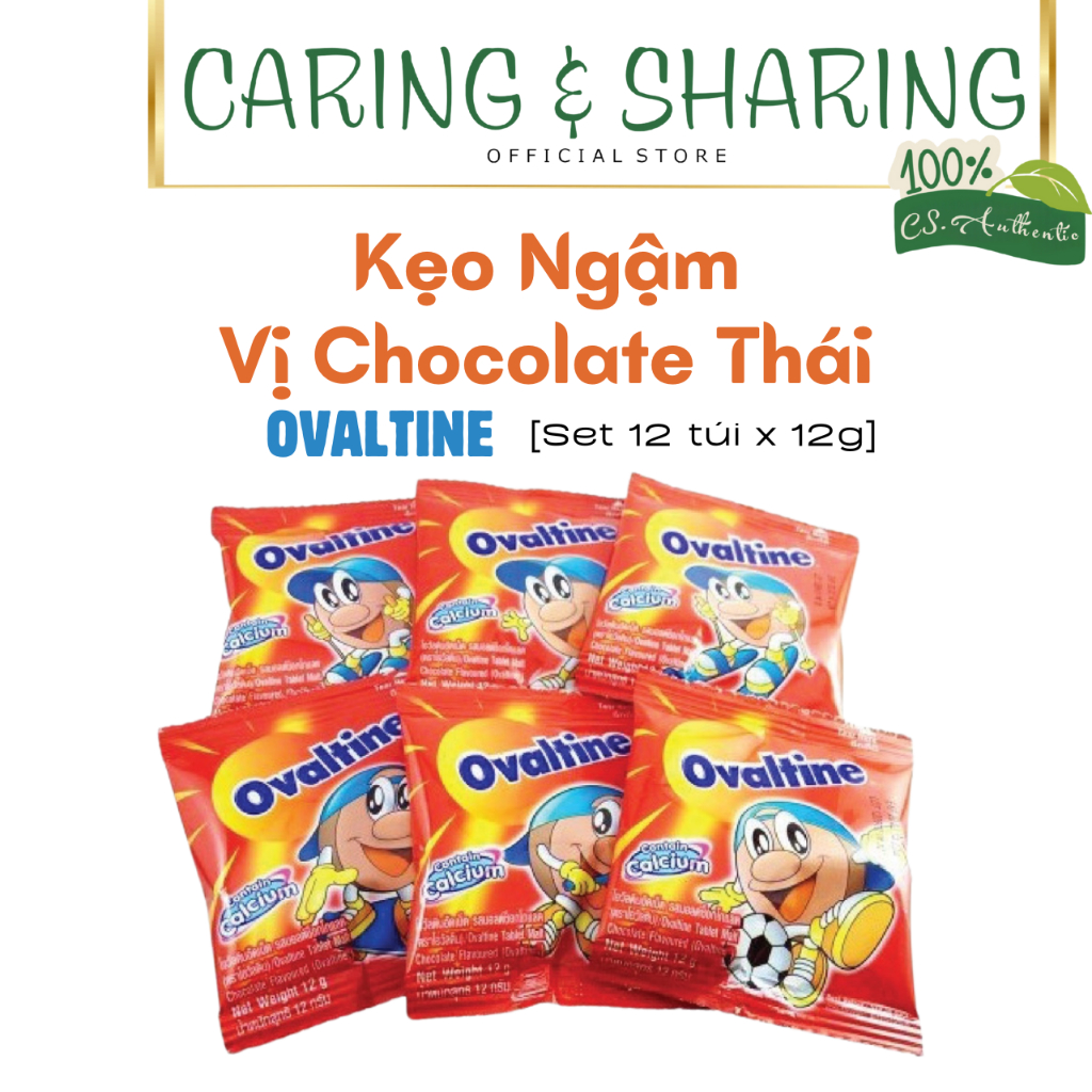 Kẹo Ngậm Ovaltine vị Socola Thái Lan Ovaltine Tablet Malt Chocolate ...