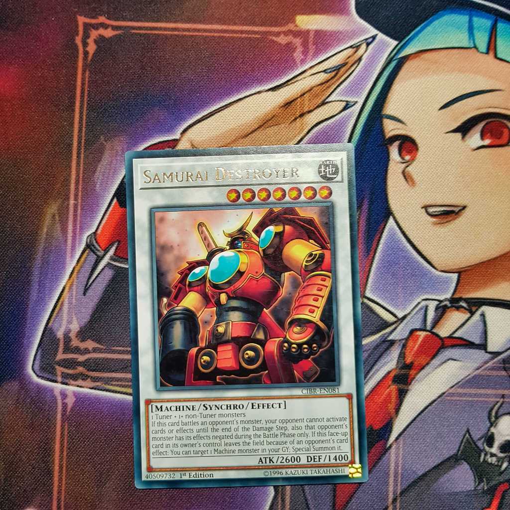 Thẻ bài Yugioh chính hãng | Samurai Destroyer | CIBR Rare. | Shopee ...