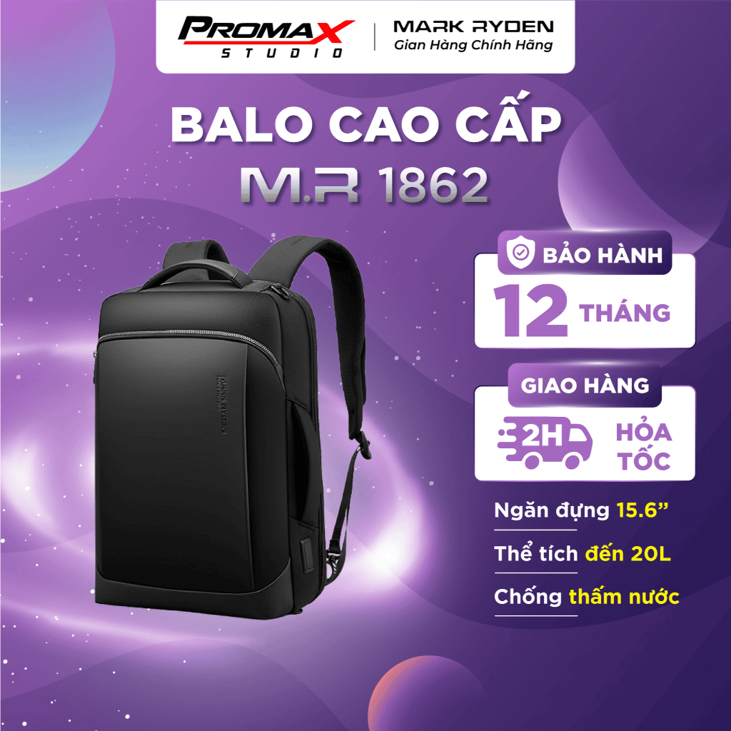 Balo Laptop Cao Cấp Mark Ryden MR 1862 (Chống sốc, Chống thấm, Cổng sạc USB) | Shopee Việt Nam