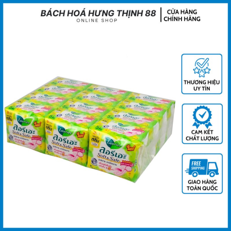 lốc 12gói +1 BVS laurie Thailan ban Ngày | Shopee Việt Nam