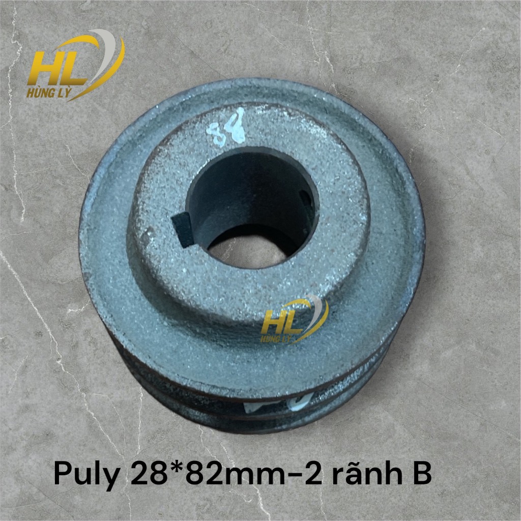 Puly 28*80mm 2 rãnh B Phụ tùng máy cày,máy nổ,máy sát gạo,thóc,nông lâm ...