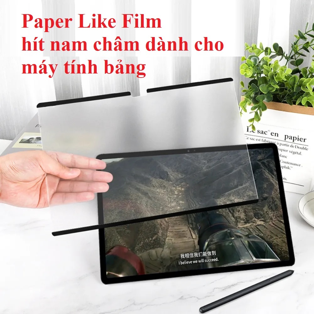 Tấm dán Paper Like nam châm Samsung Tab S11, S10 Lite/S10 FE/S10 FE+/S10+,S9/S9 FE/S9 FE+/S9 ...