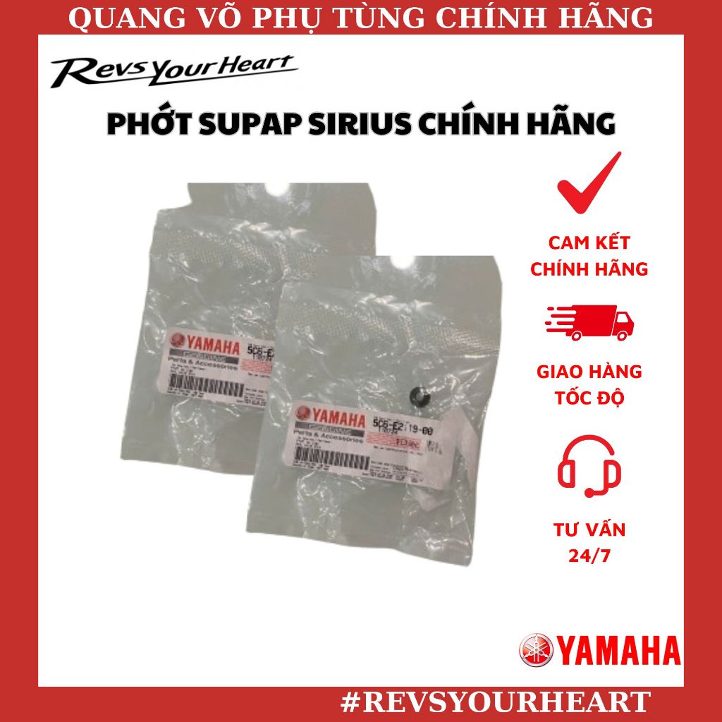 Phớt xupap supap xu páp su páp Sirius Chính hãng Yamaha zin (1 cái, 1 ...