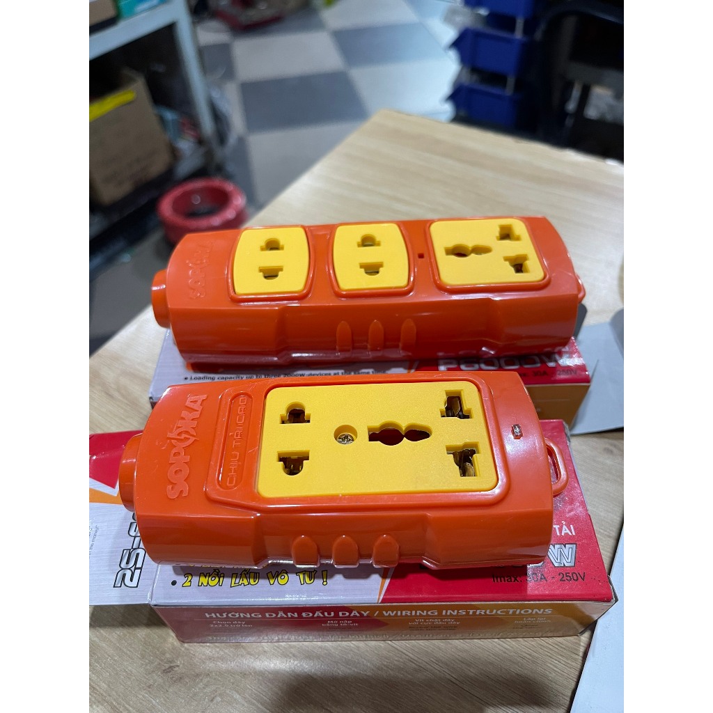 Ổ CẮM SAPOKA SIÊU CHỊU TẢI 6000W | Shopee Việt Nam