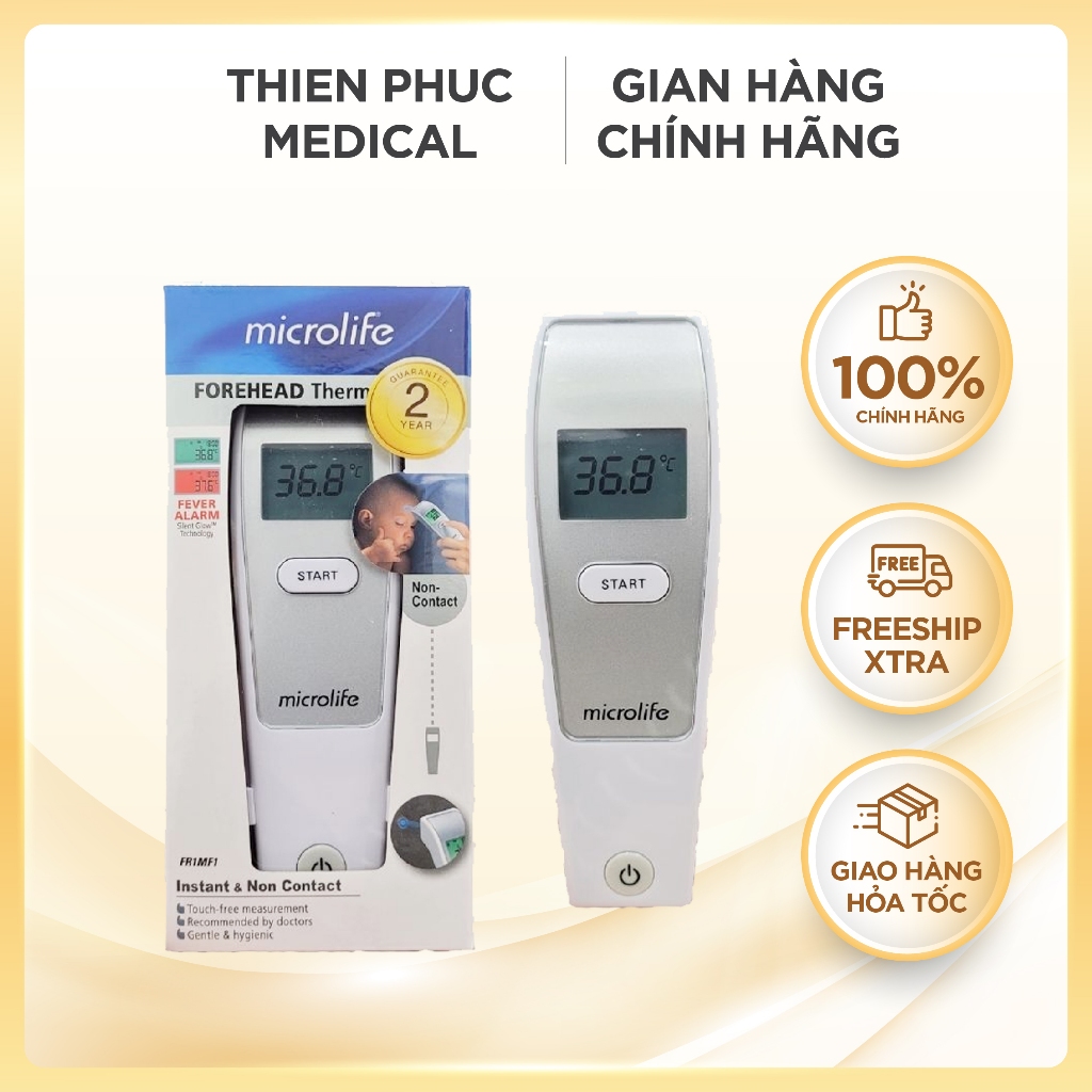 Nhiệt Kế Điện Tử Hồng Ngoại Microlife FR1MF1 (NC 150) - Chính xác ...