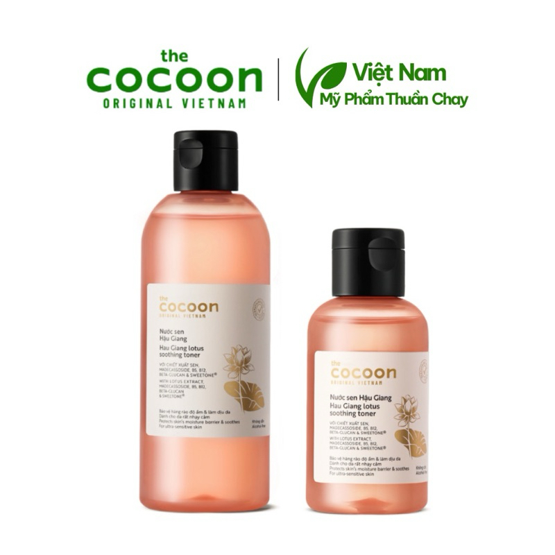 [HSD T8/2027]Toner Nước Sen Hậu Giang Cocoon giúp phục hồi đa nhiệm cho da rất nhạy cảm 50ml ...
