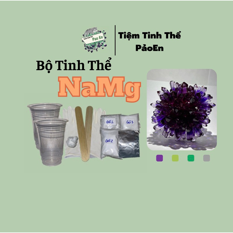 [ NaMg[Al(Ox3)] ] Bộ dụng cụ làm tinh thể ( Có giấy hướng dẫn ) | Shopee Việt Nam