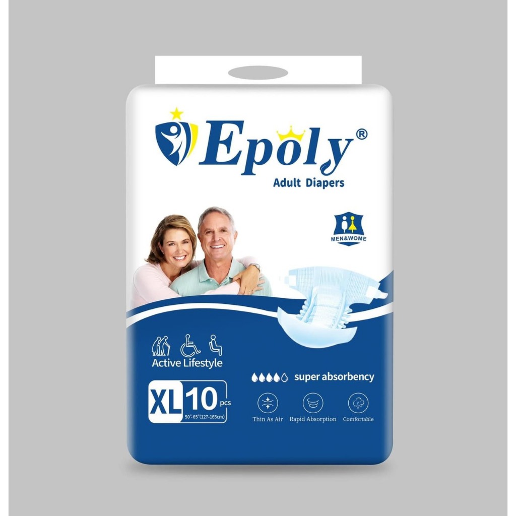 [Freeship] 50 miếng bỉm quần người lớn epoly từ 35-85kg | Shopee Việt Nam