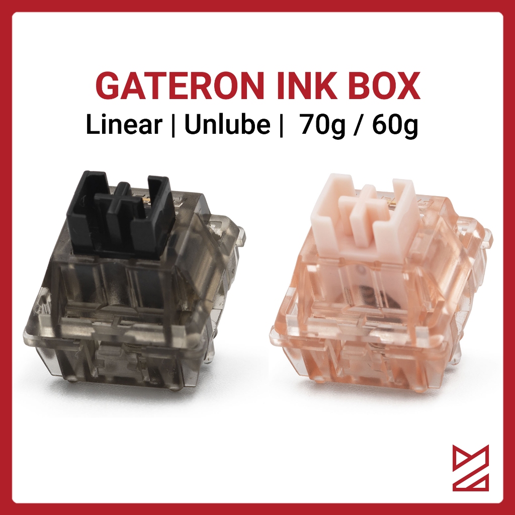 Gateron Ink Box Black Switch | Gateron Ink Box Pink - Công tắc bàn phím ...