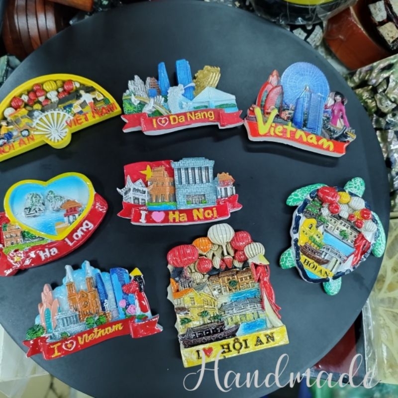 Nam châm dán tủ lạnh bằng sứ phong cảnh Việt Nam - hít tủ lạnh ...