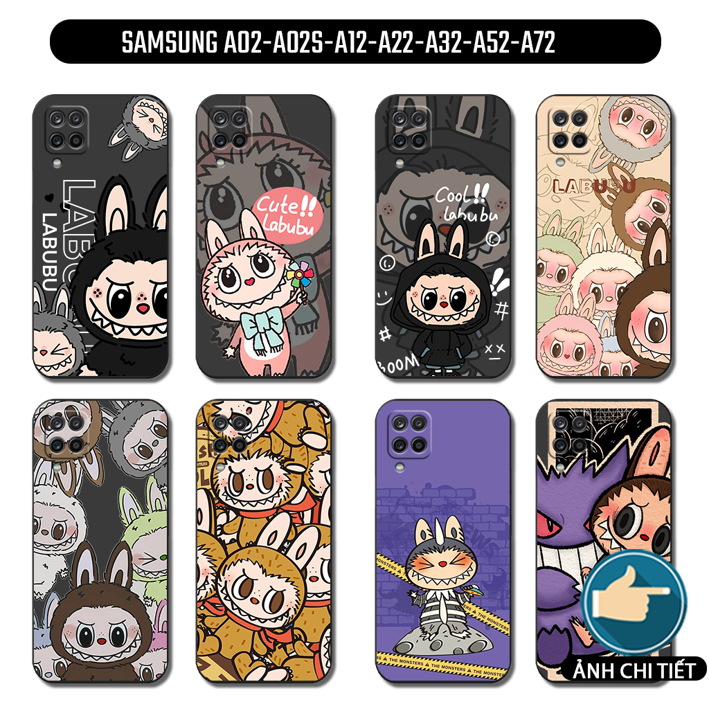 Ốp lưng điện thoại Samsung Galaxy A02 A02s A12 A22 A32 A52 A72 4G 5G hình Labubu dễ thương| Vỏ ...