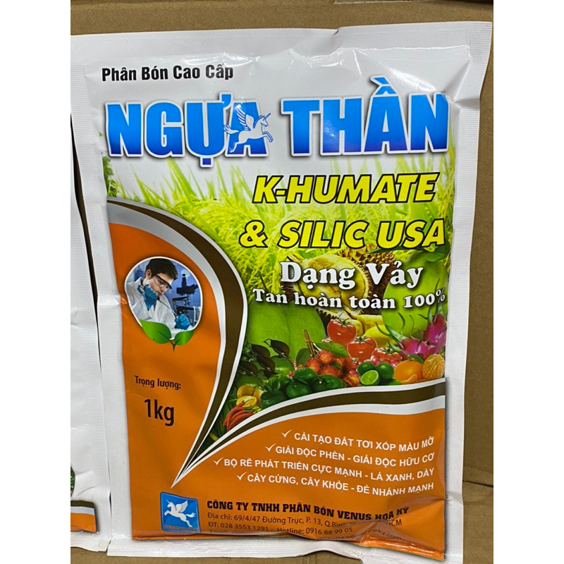 Phân bón K-Humate Ngựa Thần gói 1kg nhập khẩu Mỹ hàng chính hãng Venus ...