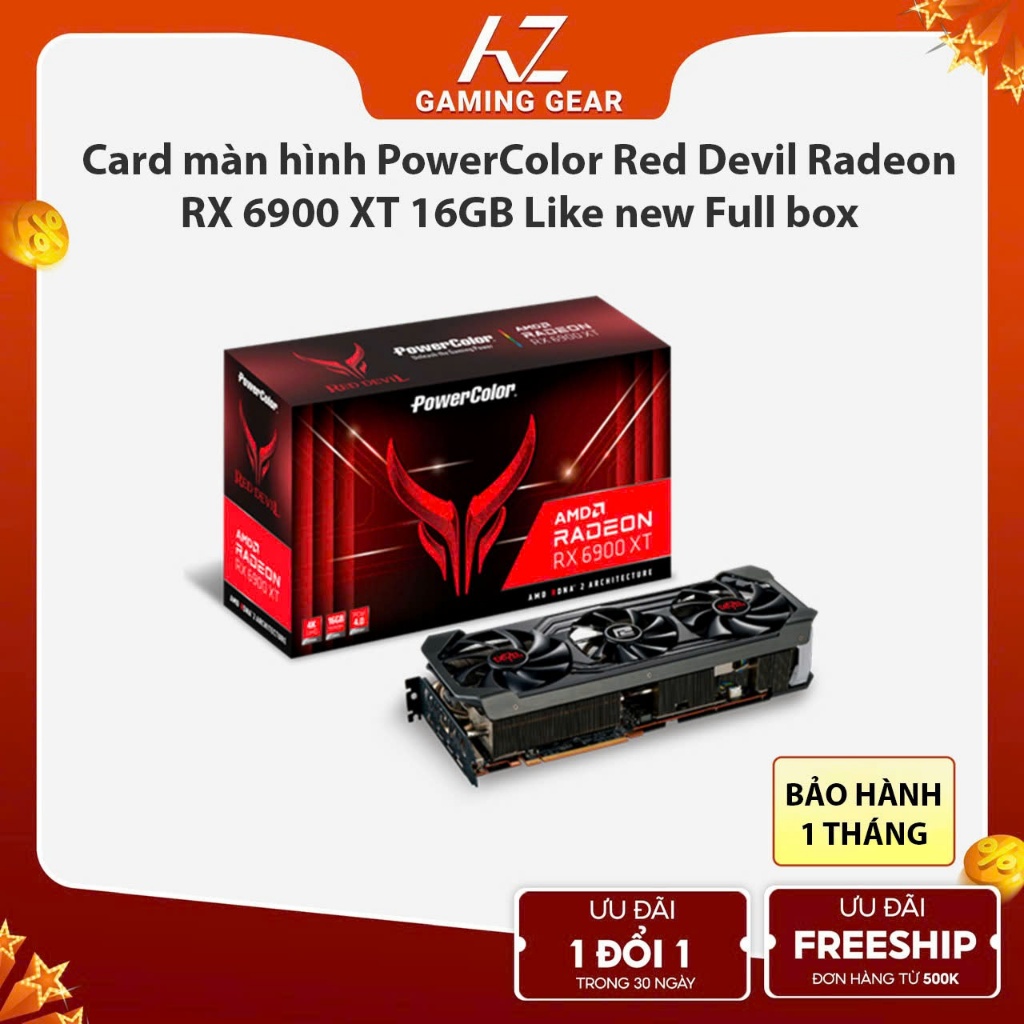 VGA PowerColor Red Devil Radeon RX 6900 XT 16GB Like new full box ...