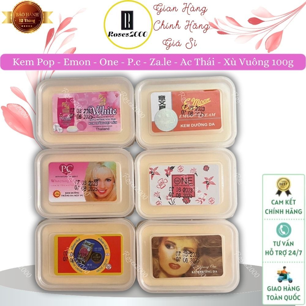 Kem Pop - Emon - One - P.c - Za.le - Ac Thái - Xù Vuông 100g ( Hàng ...