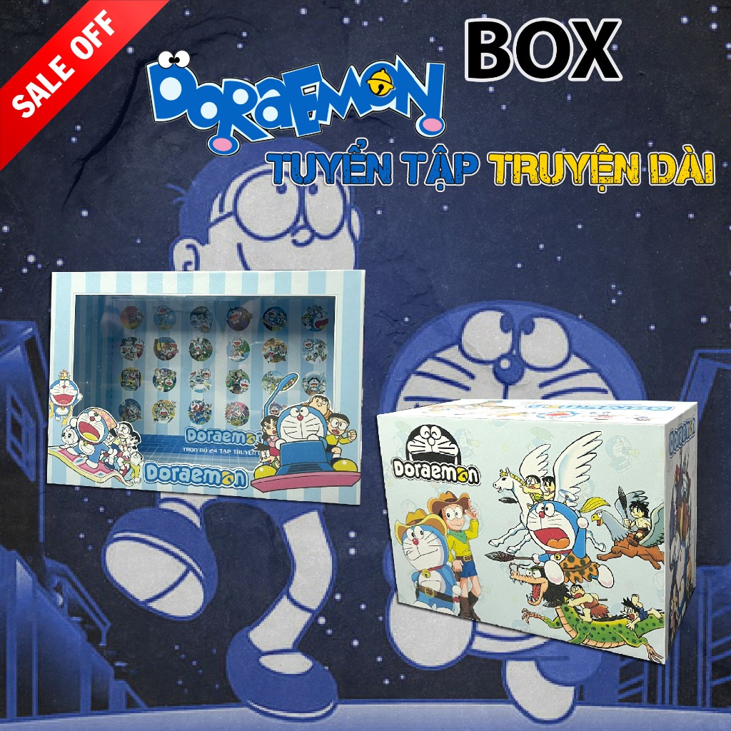 Box Doraemon truyện dài [KHÔNG KÈM TRUYỆN] để vừa 24 tập | Shopee Việt Nam