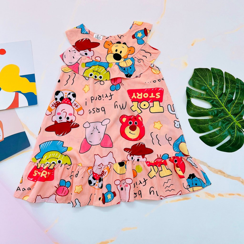 ĐẦM TOLE BÉ GÁI HÀNG THIẾT KẾ SIZE 1 ( 8-10KG ) | Shopee Việt Nam