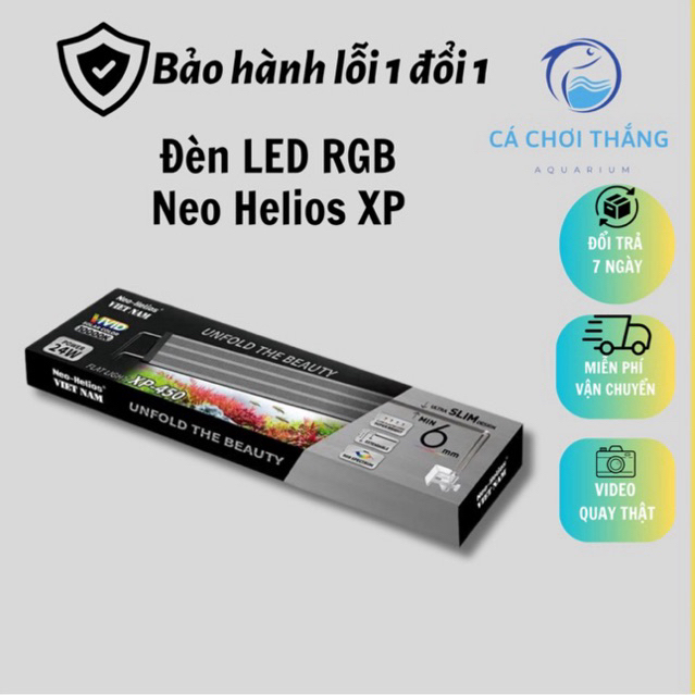 (Bản mới nhất) Đèn LED RGB thủy sinh Neo Helios Flat Solar XP-Series ...