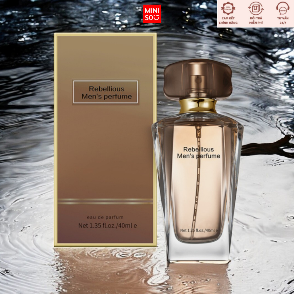 Nước hoa nam quyến rũ Rebellious Men Perfume Miniso 40ml chính hãng ...