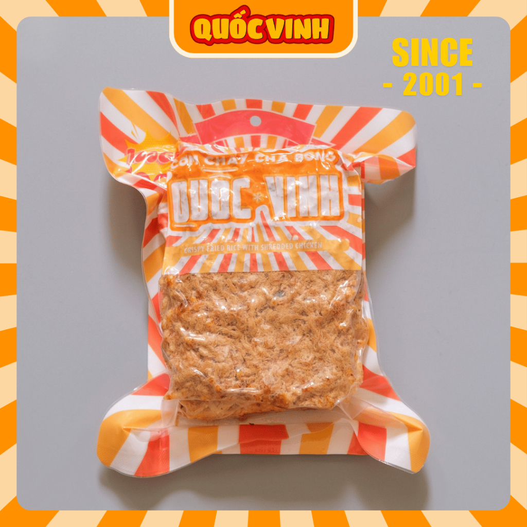 Cơm cháy chà bông Quốc Vinh - Vị Vừa loại 100g/gói | Shopee Việt Nam