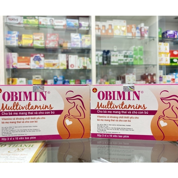 [Chính Hãng] OBIMIN VÀ OBIMIN PLUS bổ sung DHA & EPA và khoáng chất cho ...