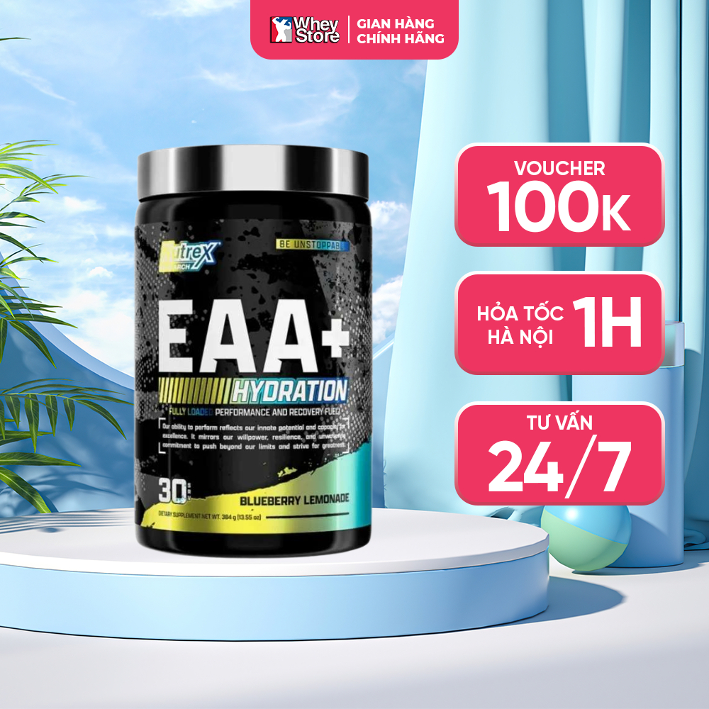 Bột Tăng Cơ Và Phục Hồi Cơ Bắp Nutrex EAA Hydration 30 Servings Chính ...