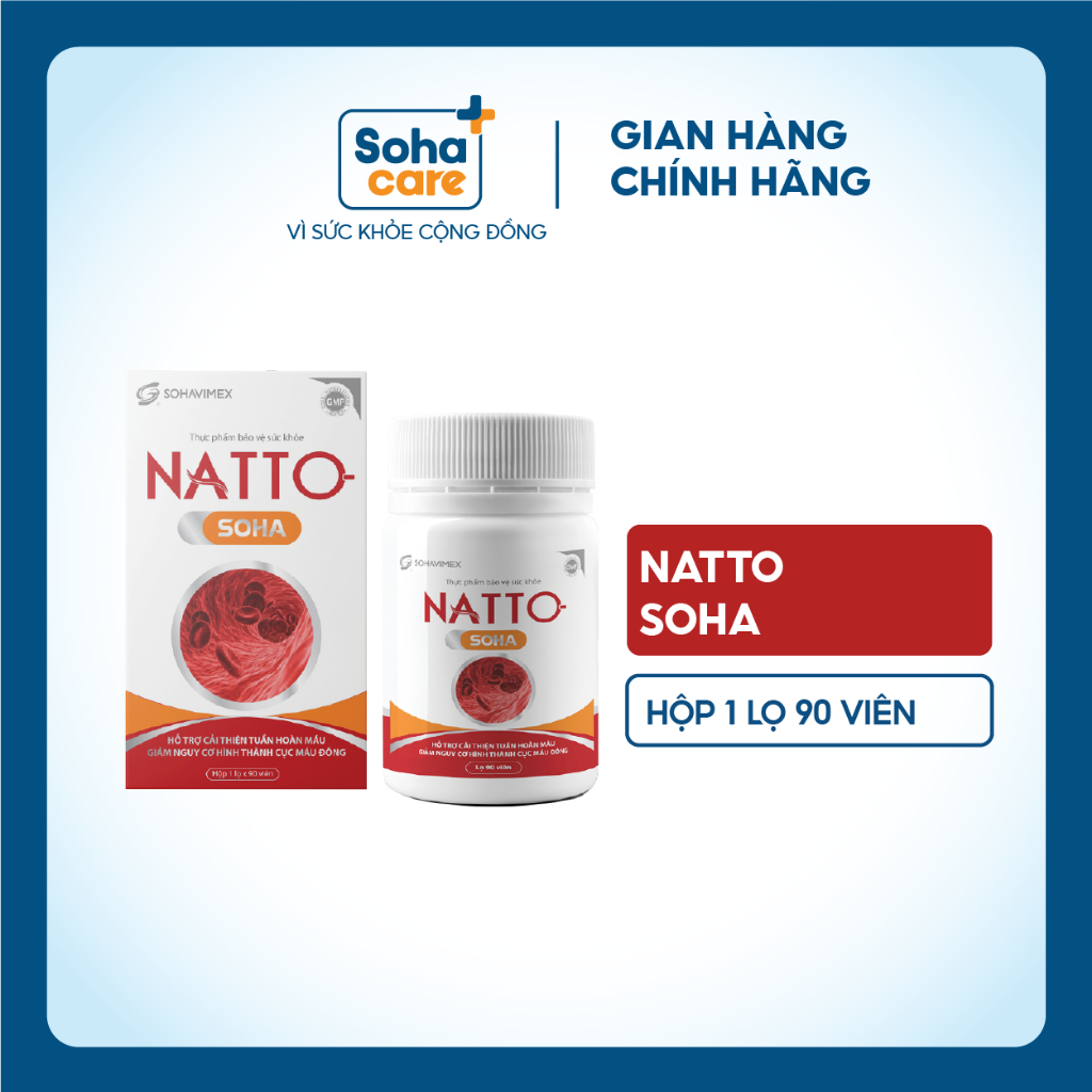 Natto Soha Hộp 1 lọ 90 viên nang | Shopee Việt Nam