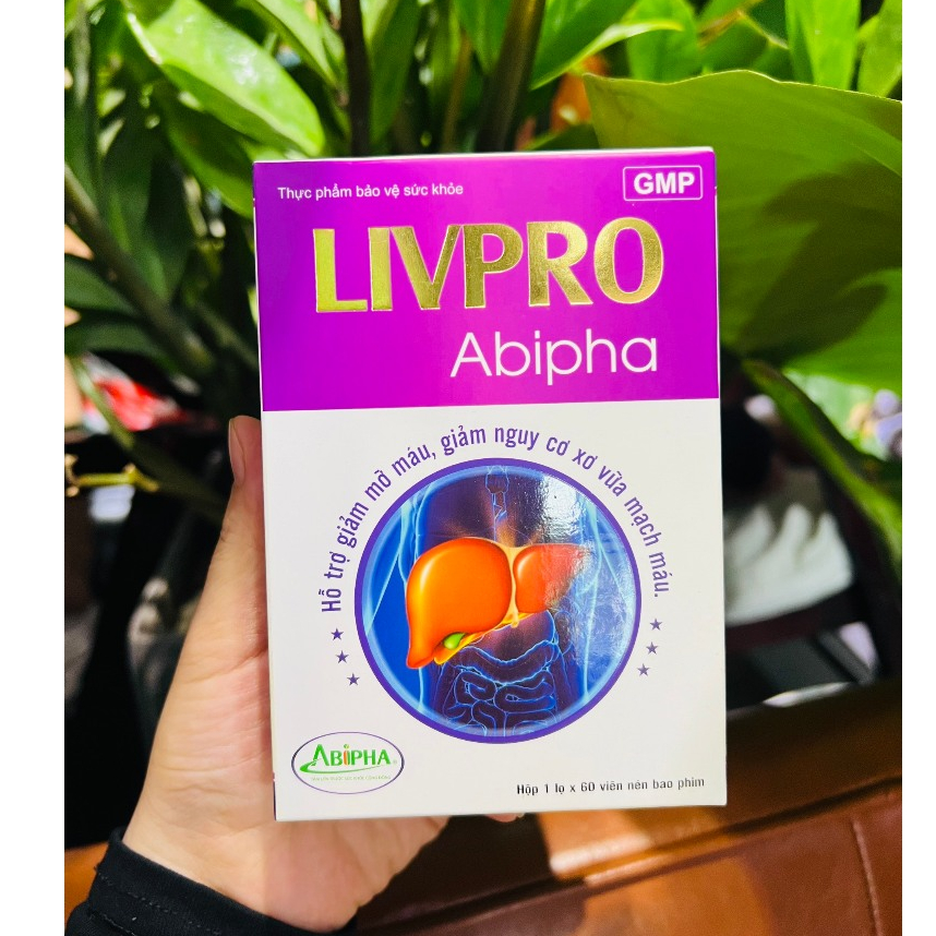 Thực phẩm bảo vệ sức khỏe - LIVPRO ABIPHA - Hỗ trợ người mỡ máu, gan ...