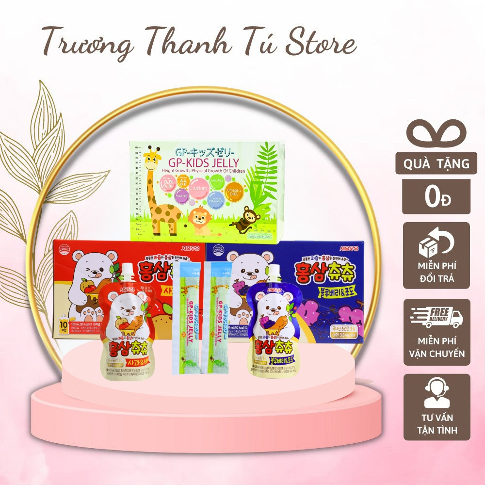 [COMBO] Hồng Sâm Chu Chu Hàn Quốc Và Thạch Gp Kids Giúp Bé Tăng Đề ...