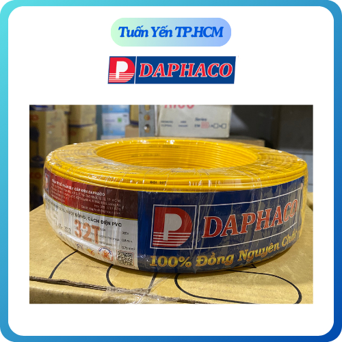(SHOPEE VIDEO) Cuộn dây điện đôi mềm Daphaco 2x16, 2x24, 2x32, 2x30 dài ...