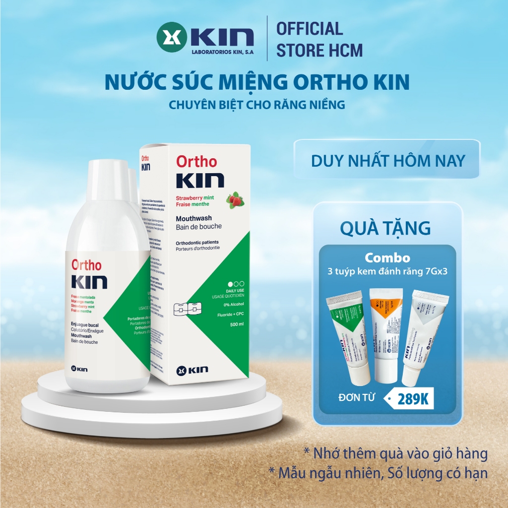 Nước Súc Miệng Ortho Kin Cho Răng Niềng, Chỉnh Nha 500ml | Shopee Việt Nam