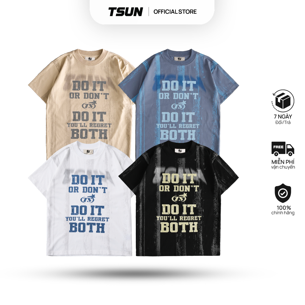Áo Thun TSUN Choice Tee - 4 Màu - [UNISEX] - In - Nam/Nữ - Streetwear ...