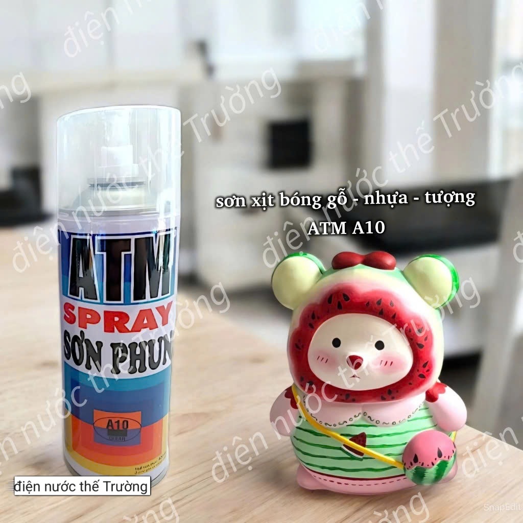 Sơn xịt bóng nhựa gỗ tượng và nội thất ATM A10 | Shopee Việt Nam