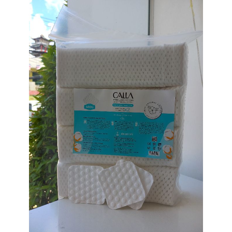 Bông làm sạch da CALLA SẠCH SÂU gói 500g | Shopee Việt Nam