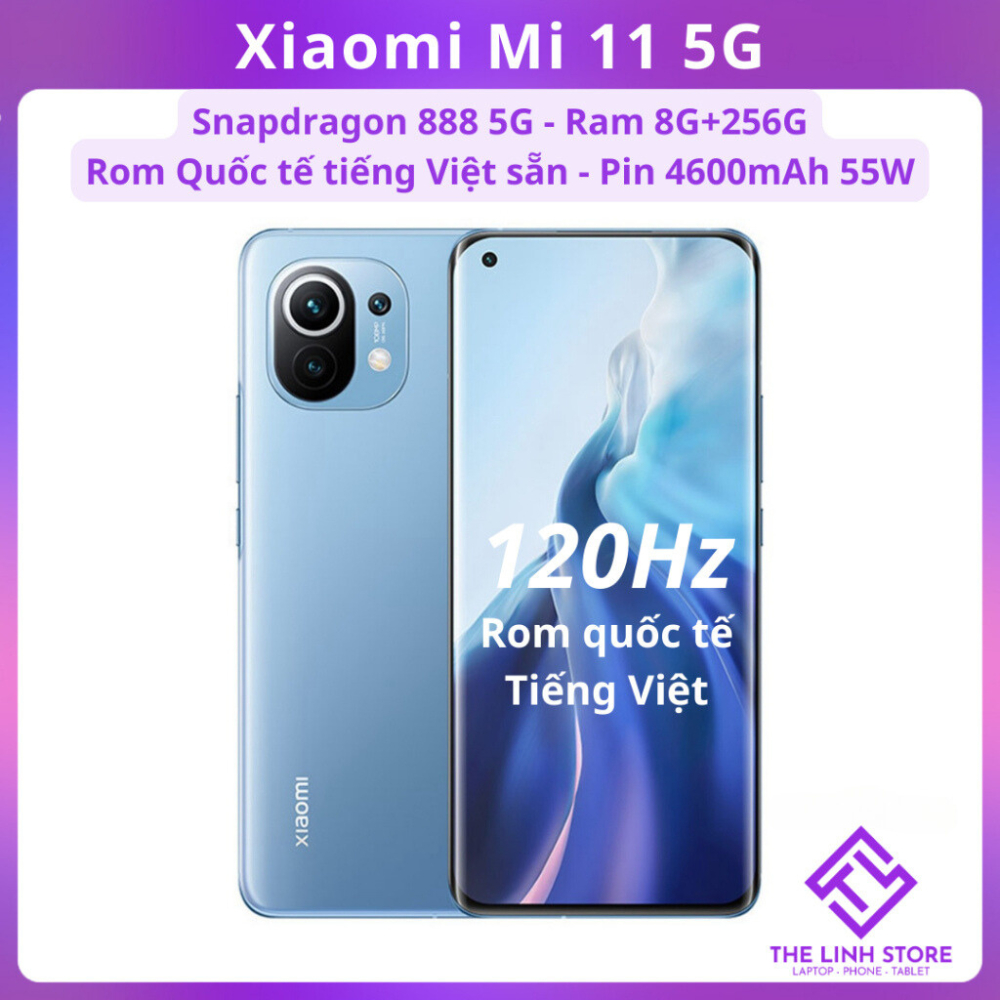 Điện thoại Xiaomi Mi 11 5G sẵn Rom Quốc tế - Snapdragon 888 ram 8G 256G | Shopee Việt Nam