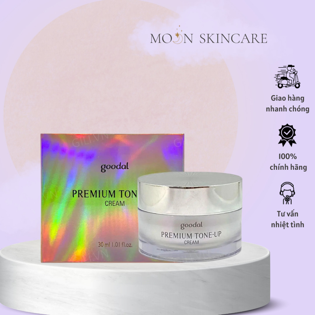 Kem Dưỡng Trắng Ốc Sên Goodal Premium Snail Tone Up Cream 30ml | Shopee ...