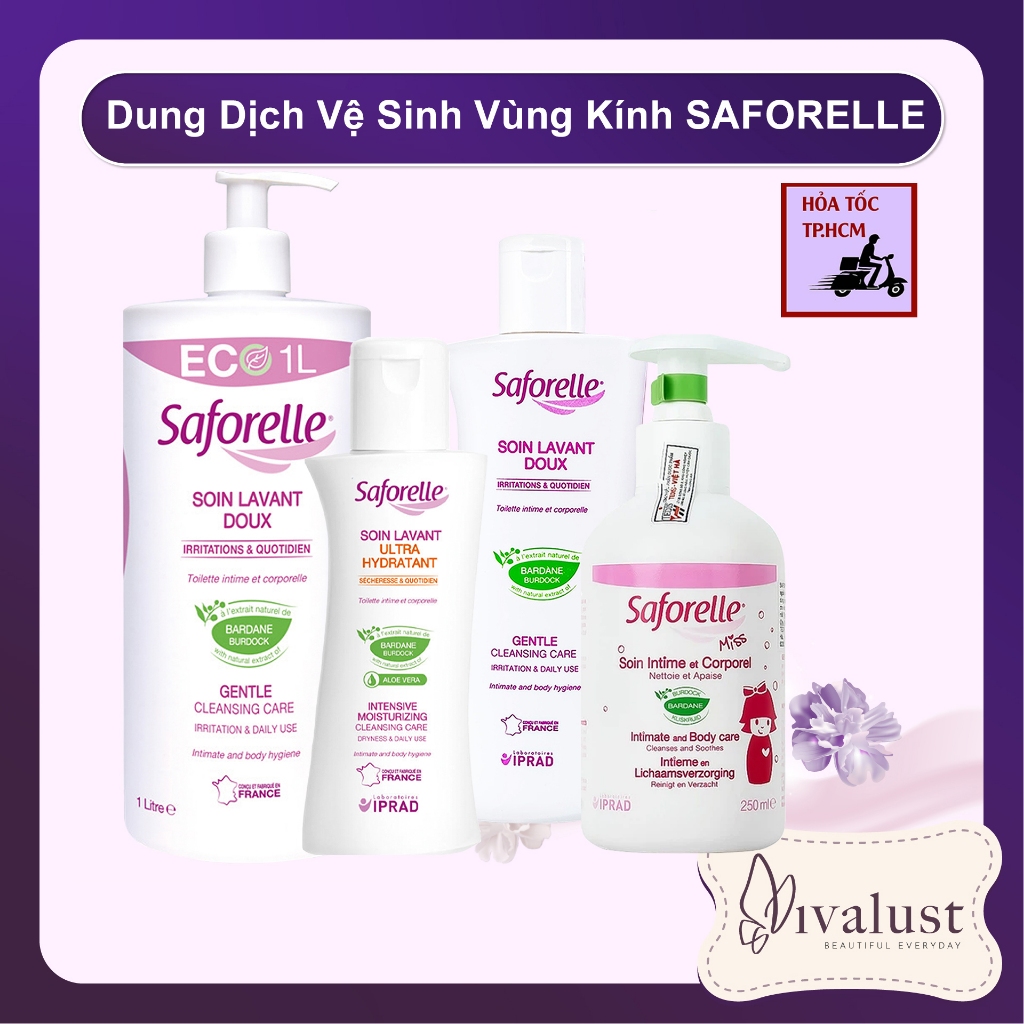 Dung Dịch Vệ Sinh SAFORELLE Gentle Cleansing Care 100ml/250ml - HÀNG ...
