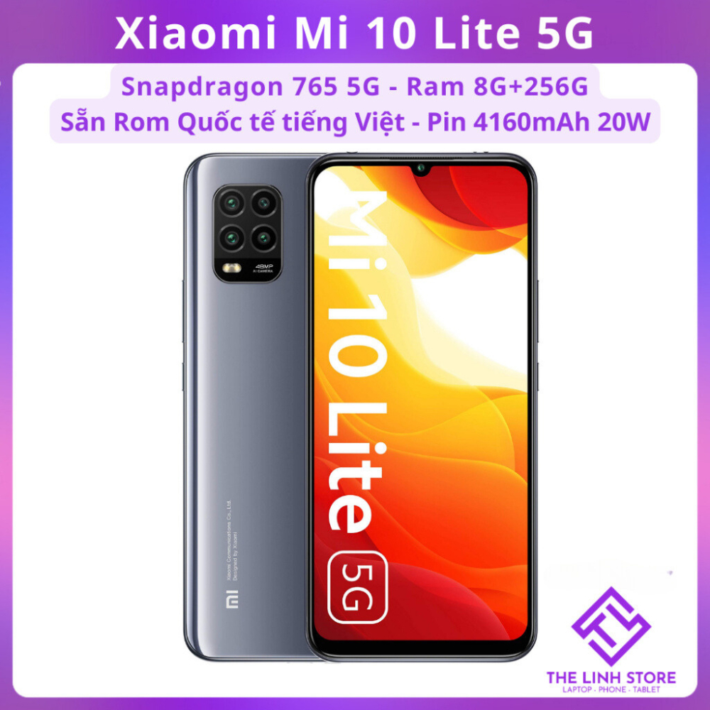 Điện thoại Xiaomi Mi 10 Lite 5G Rom Quốc tế tiếng Việt - Snapdragon 765 5G ram 6G 128G | Shopee ...