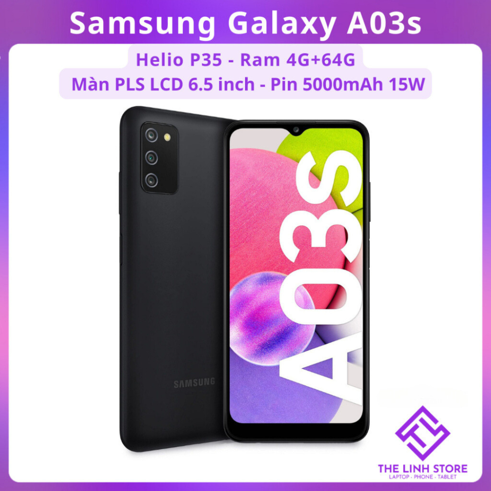 Điện thoại Samsung Galaxy A03s màn PLS 6.5 inch - Helio P35 | Shopee ...