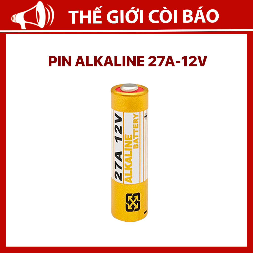 Pin alkaline 27A-12V sử dụng cho các thiết bị điện, thiết bị báo động ...