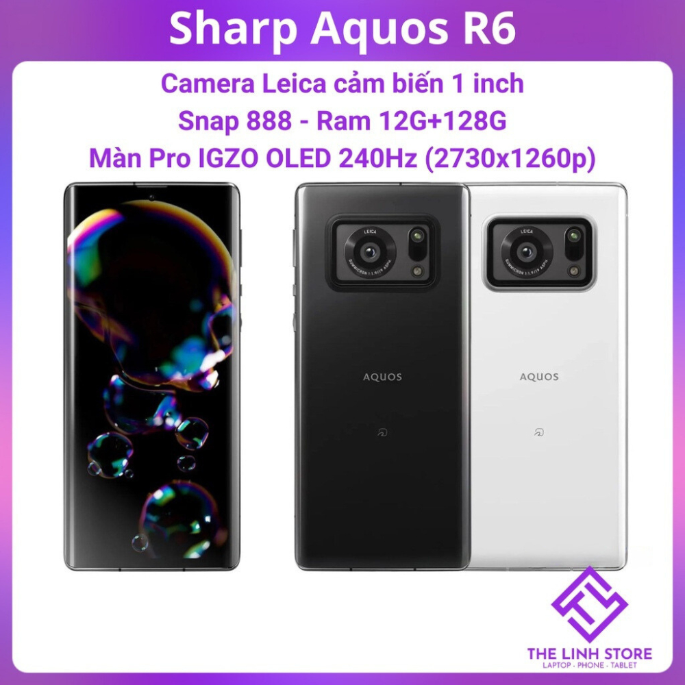 Điện thoại Sharp Aquos R6 camera Leica cảm biến 1 inch - Màn 240Hz ram 12G | Shopee Việt Nam