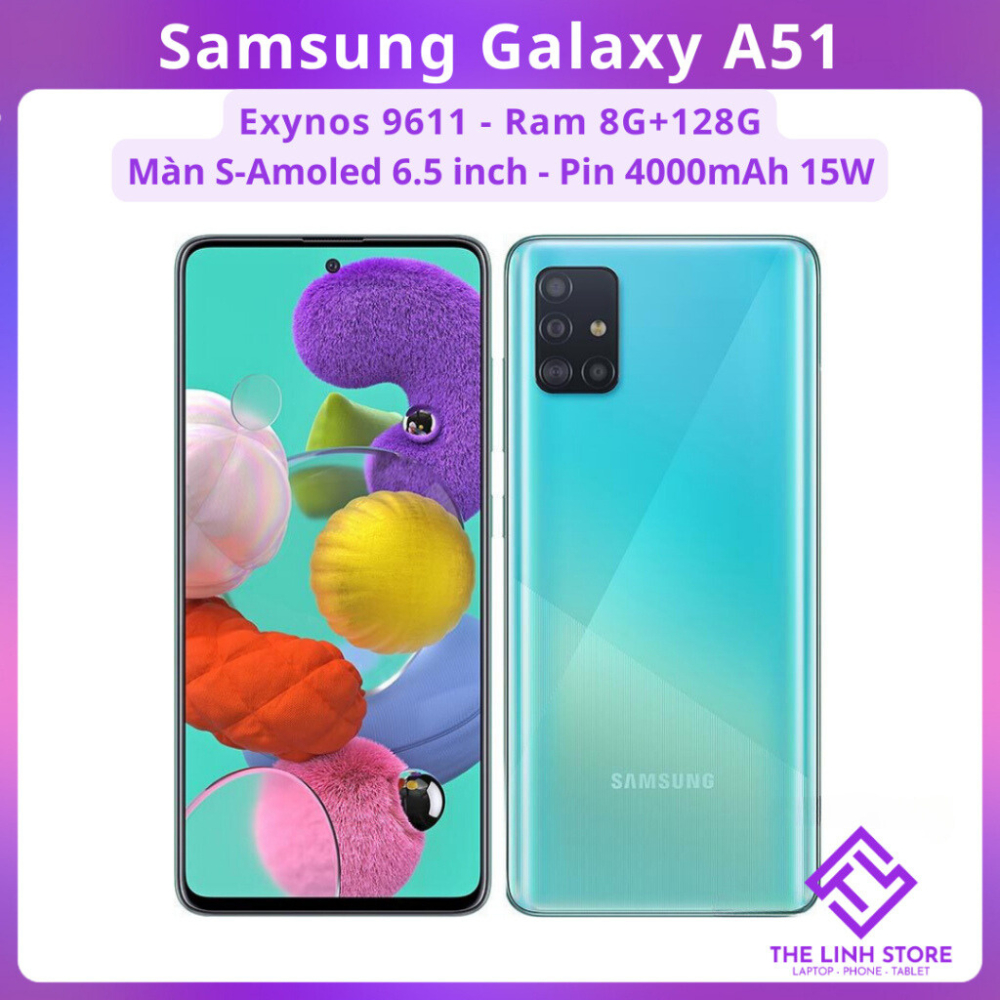 Điện thoại Samsung Galaxy A51 ram 8G 128G - Màn SuperAmoled 6.5 inch Exynos 9611 | Shopee Việt Nam