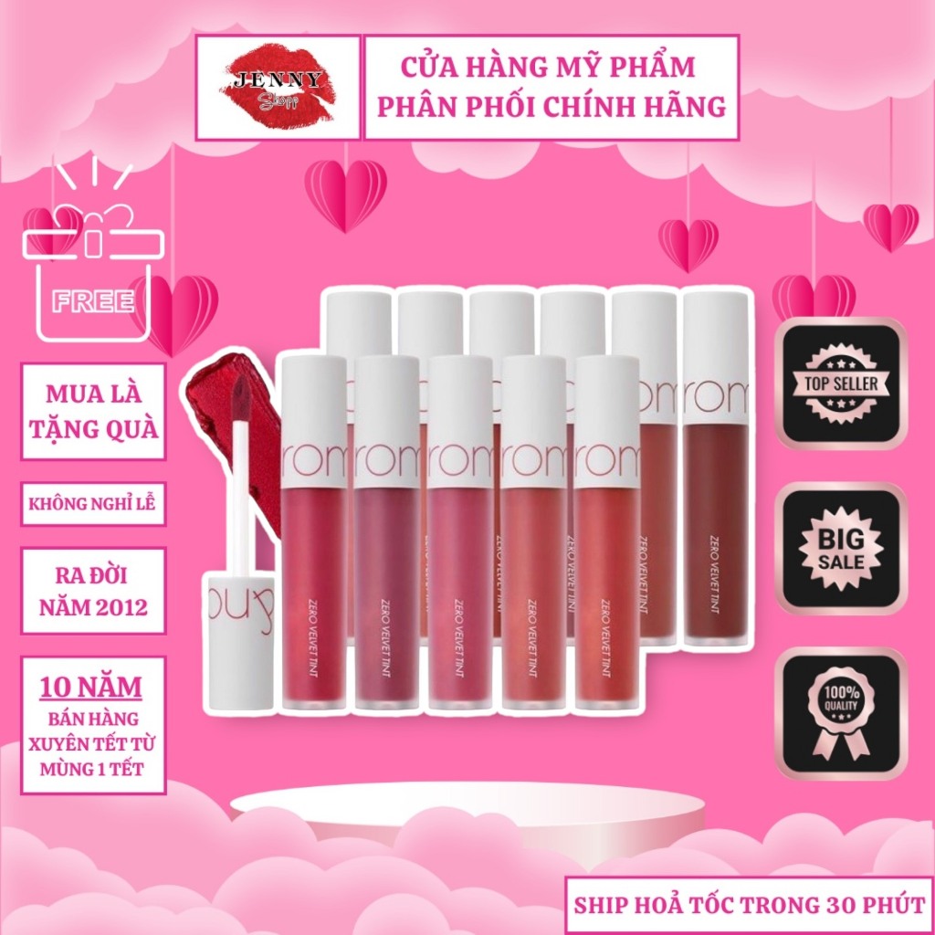 Son Kem Zero Velvet Tint | Shopee Việt Nam