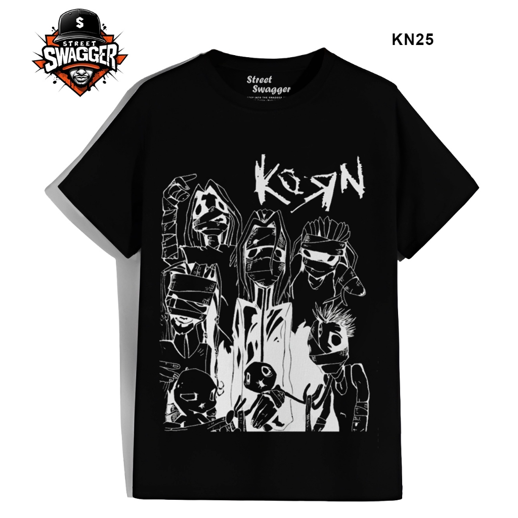 Street Swagger Brand Tổng hợp các mẫu áo thun Korn Rock Band, áo phông ...