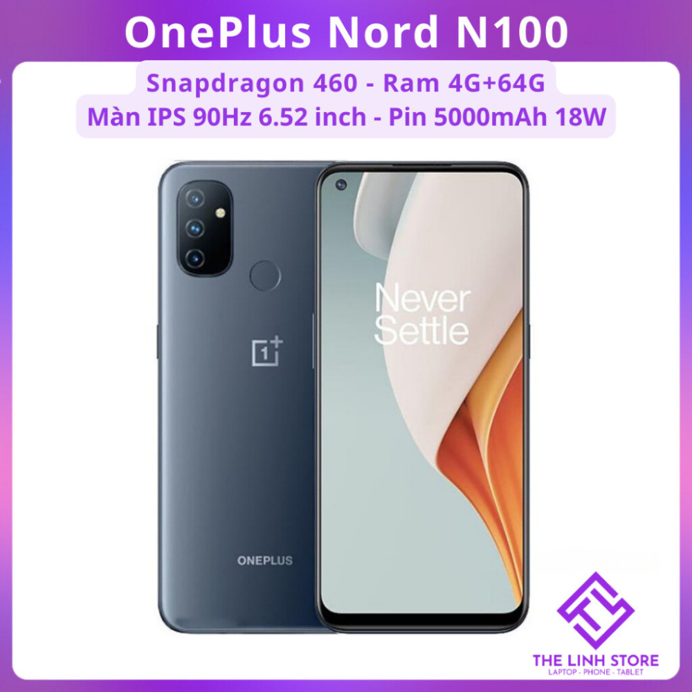 Điện thoại OnePlus Nord N100 màn 90Hz 6.5 inch - Snapdragon 460 ram 4G ...