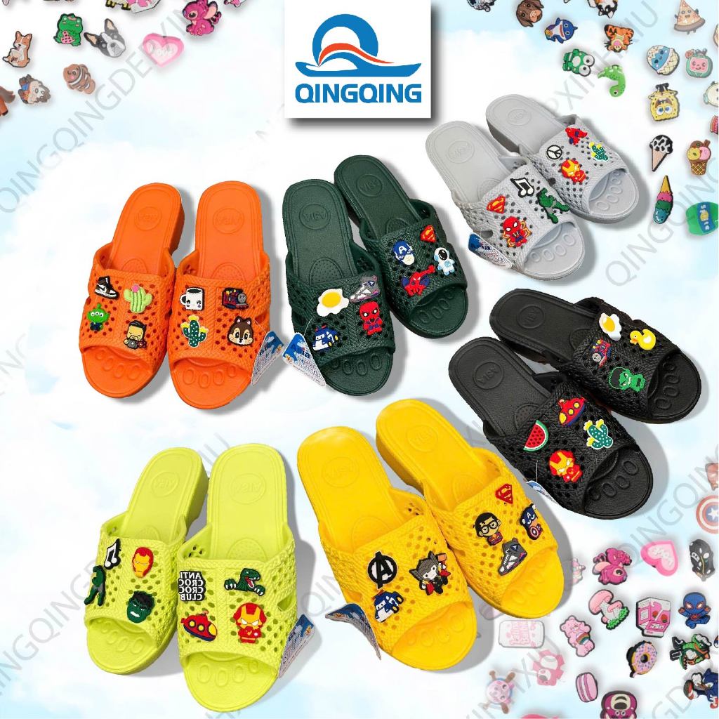 Dép tổ ong sticker ASIA (Size 32-35) nhựa EVA êm chân, form chuẩn, đế ...