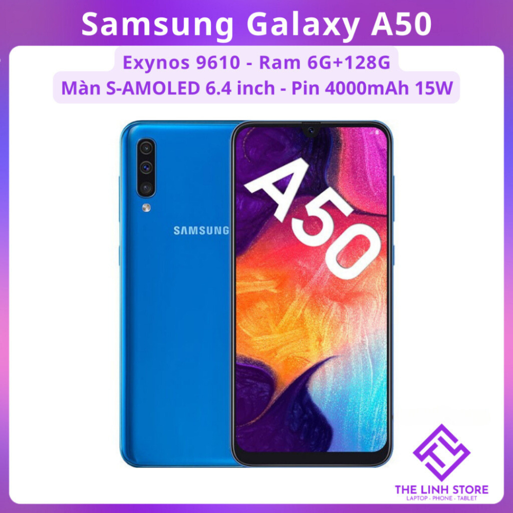 Điện thoại Samsung Galaxy A50 màn SuperAMOLED 6.4 inch - Exynos 9610 | Shopee Việt Nam